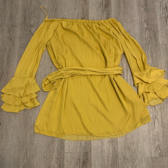 Naked Zebra | Dresses | Yellow Dress | Poshmark